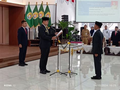 Agus Dwi Lestari Resmi Menjadi Pj Sekda Kendal Ini Pesan Bupati Dico Awall Id