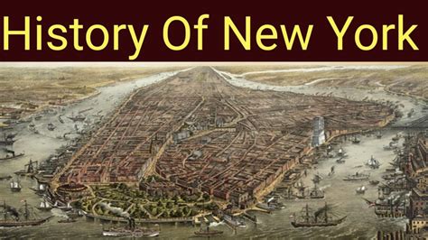 Short History Of New York Youtube