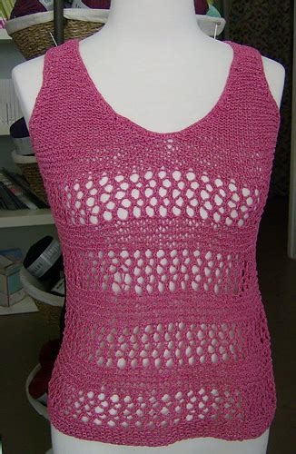 Ravelry Crazy Aunt Purls Tank Top Pattern By Vera Sanon