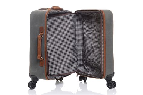 Korchmar Whitman 22 Waxed Canvas Wheeled Carry On Bradshaw Forbes