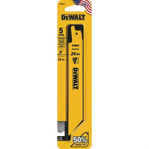日本正規品 デウォルト セーバーソーブレード24山x150mm 5枚 Dwar624 Jp 4536178923545 Dewalt