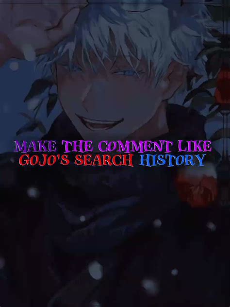 Gojos Search History 🥶💀 ~ Jujutsu Kaisen Anime Edit Gojosatoru Gojo