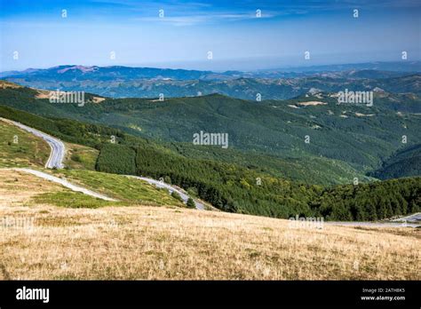 View From Troyan Pass Troyan Mountains Troyanska Planina Central