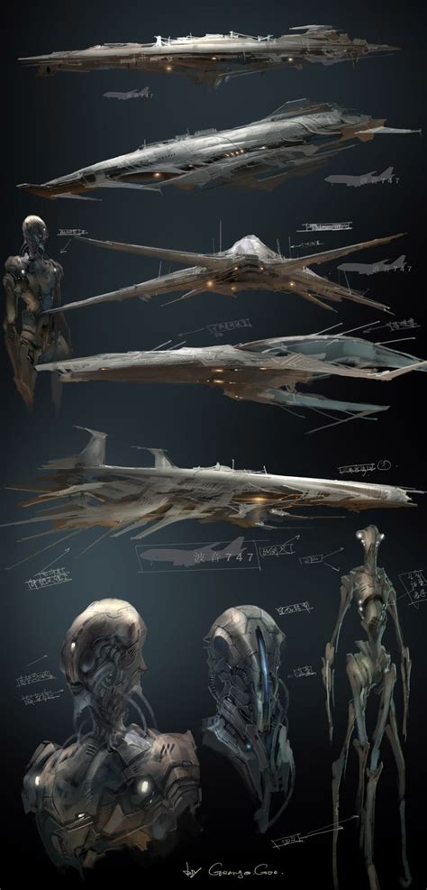 Alien Concept Art Space Ship Concept Art Sci Fi Concept Art