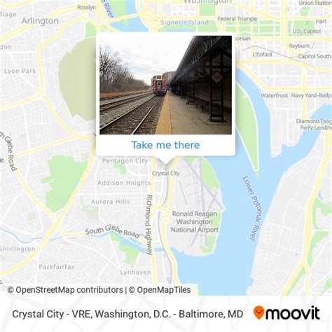 How To Get To Crystal City Vre In Arlington County By Bus Metro Or Train