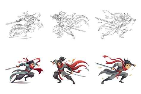 Sword Fighting Styles Vector Art Icons And Graphics For Free Download