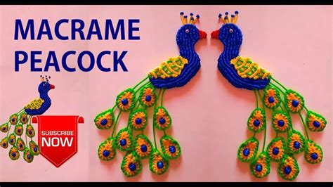 Macrame Peacock Design Tutorial