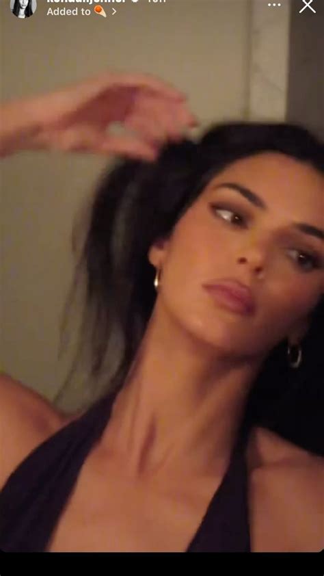 Kendall Jenner On Ig Story