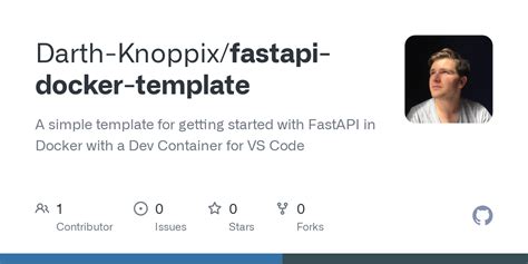 Github Darth Knoppixfastapi Docker Template A Simple Template For