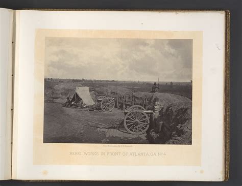 George N Barnard Rebel Works In Front Of Atlanta Georgia No 4