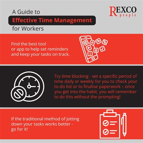 Timemanagement Efficiency Productivity Rexco People