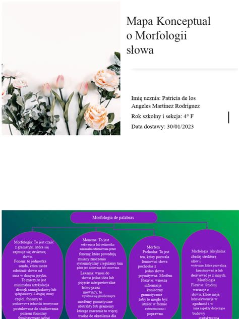 Mapa Koncepcyjny Dotyczący Morfologii Słów Pdf