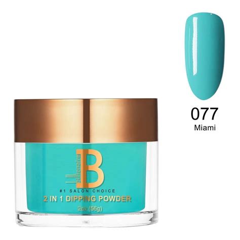 Billionaire Sns Gelish Dip Dipping Acrylic Nail Powder 077 Miami 56g