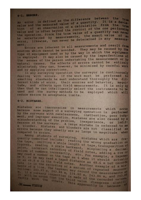 Solution Elementary Surveying Errors And Measurements 1 Studypool