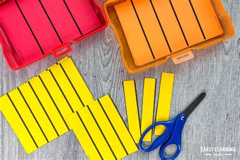 Fun Line Cutting Practice Activities To Build Scissor Skills