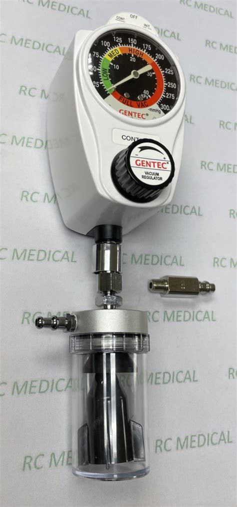 Gentec Continuousintermittent Suction Regulator 0 300 Mm Hg With Trap