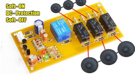 51 Amplifier Speaker Protection Circuit Techsaw Circuito