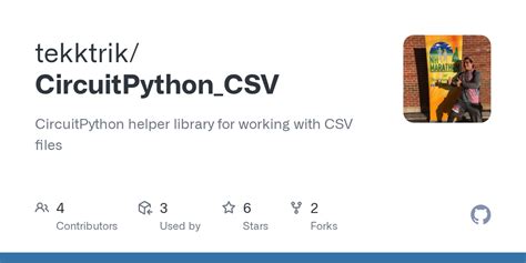 Github Tekktrikcircuitpythoncsv Circuitpython Helper Library For