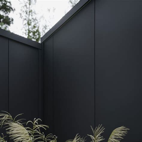 Metal Cladding Panel Texture Black Poliigon