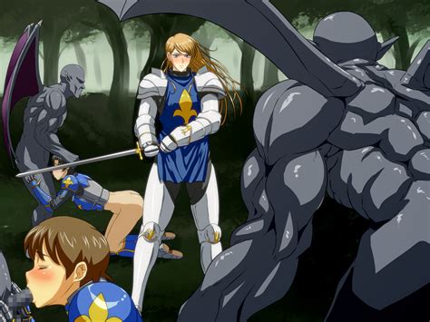 Rule 34 3girls Armor Blonde Hair Blush Censored Fellatio Female