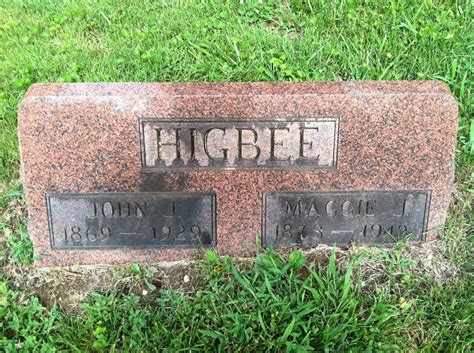 Margaret Jane Maggie” Reeser Higbee 1873 1942 Memorial Find A Grave