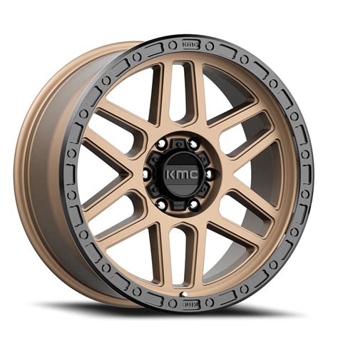 Kmc Mesa Km544 Brz 18x9 18 8x165 1mm 125 5mm Matte Bronze Black Lip