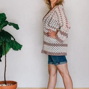 Crochet Pattern Easy Crochet Beach Coverup Lightweight Summer