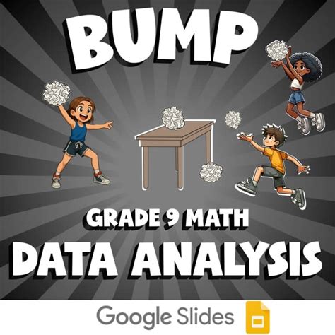 Data Analysis Bump Math Game No Prep Grade 9 Review Tpt