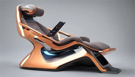 The Back Of A Gold Escalator Premium Ai Generated Image