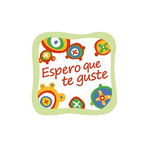 Etiqueta Adhesiva Espero Que Te Guste