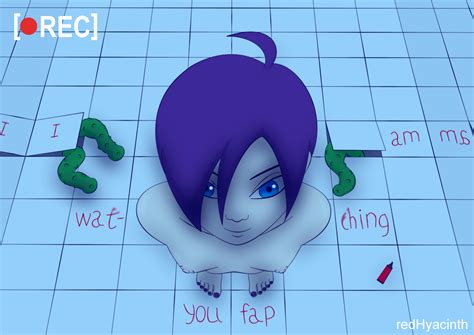 Rule 34 Blue Eyes Breasts Camera Nipples Nude Purple Hair Recording