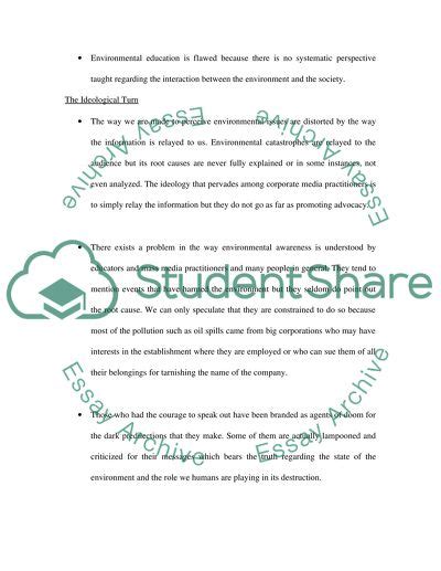 Environmental Issues Essay Example Topics And Well Written Essays 750 Words