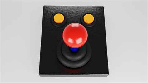 Free 3d Model Game Controller With Joystick Pbr Turbosquid 2249421