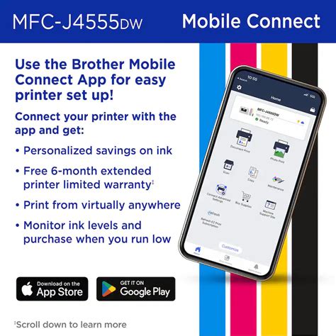 Brother Inkvestment 4555 Wireless Color All In One Inkjet Printer With