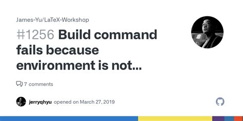 build command fails because environment is not defined · issue 1256