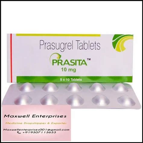 Prasugrel Tablets 10 Mg At Rs 350box Nagpur Id 2849227619130