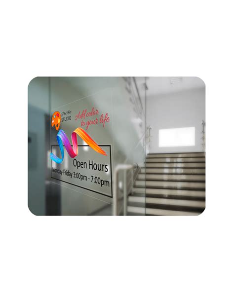 Decals Static Cling Window Decals Imprint Plus