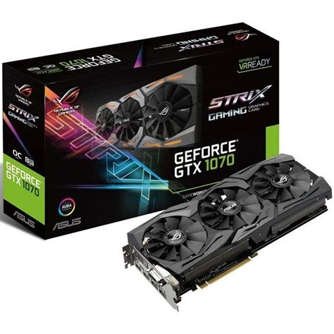 Computers Printers Asus Rog Strix Nvidia Geforce Gtx 1070 8gb Gaming