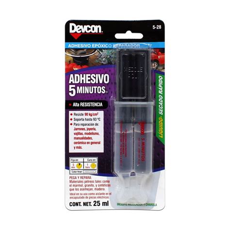 Adhesivo Rapido Devcon 5 Minutos 25 Ml 5 28 Ferreterias Medina