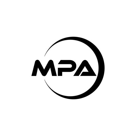 Mpa Letter Logo Design In Illustration Vector Logo Calligraphy