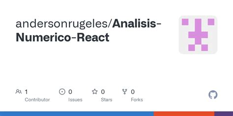 Github Andersonrugelesanalisis Numerico React