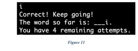 solved function starthangmangame to implement the hangman