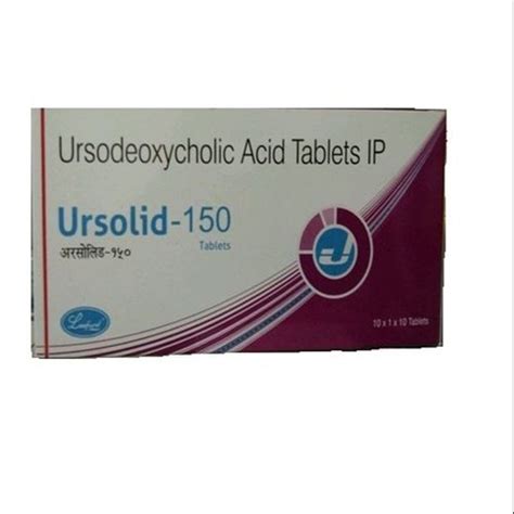 Ursolid Ursodeoxycholic Acid Tablets Ip 150 Mg Packaging Type Box At ₹ 165 Stripe In Nagpur