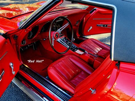 1975 Corvette Red Interior