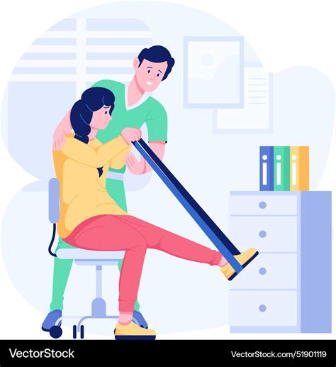Physiotherapy Royalty Free Vector Image Vectorstock