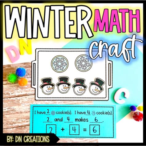 Winter Cookies Craft L Winter Math Craft Numbers 1 To 10 L Kindergarten