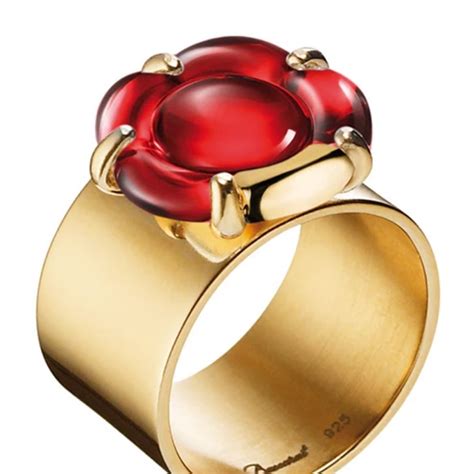 Baccarat Jewelry Nwtbaccarat Jewelry B Flower Band 8k Gold Vermeil