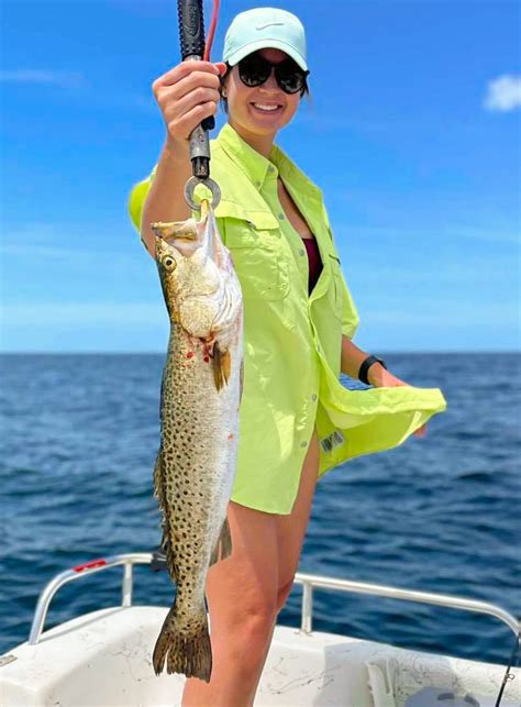Amy Bartley With A 24 Trout Brought In Near Spring Warrior Sea Hag