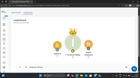 Tapacademy Weeklytest Continuouslearning Skillbuilding