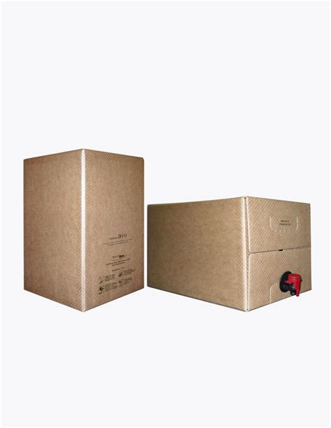 Bag In Box 20 Litri Rustica Colore Avana Contenitore Per Vino Lisotti
